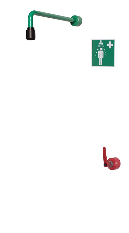 ClassicLine frostsichere selbstentleerende Körper-Notdusche, Betätigung ...